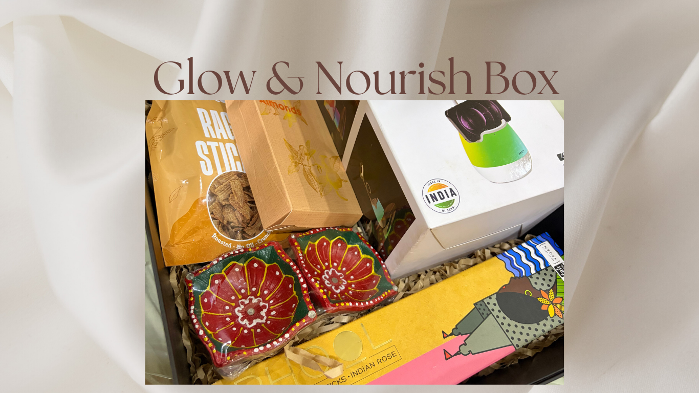 Unboxing the Glow & Nourish Box from Bigsmall.in - Glowaglitter
